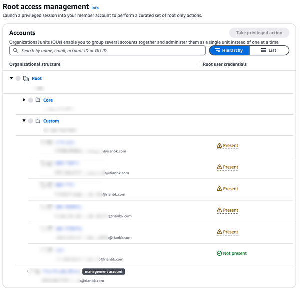 How to Centrally Manage AWS Root Access
